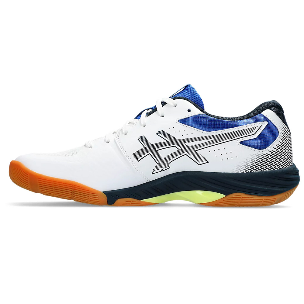 Asics Blade FF Men's Indoor Shoe - White/Illusion Blue - Of Courts