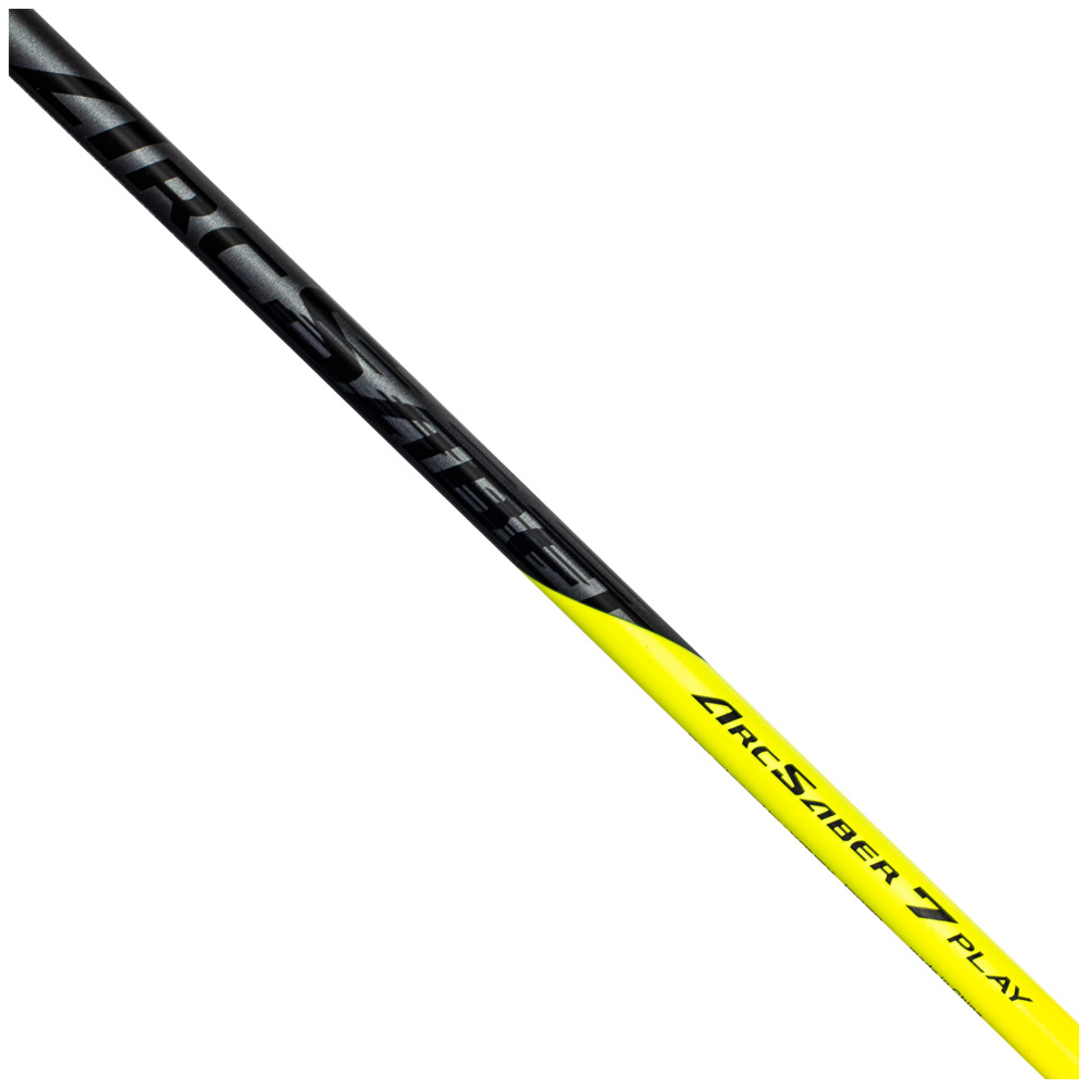 Yonex ArcSaber 7 Play Badminton Racket - Grey/Yellow - Of Courts