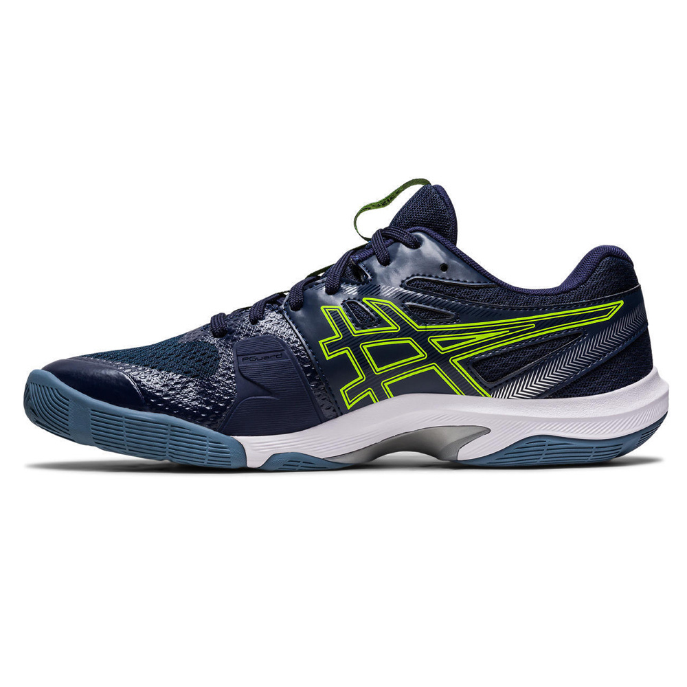Asics Gel Blade 8 Men's Indoor Shoe - Midnight/Hazard Green - Of Courts