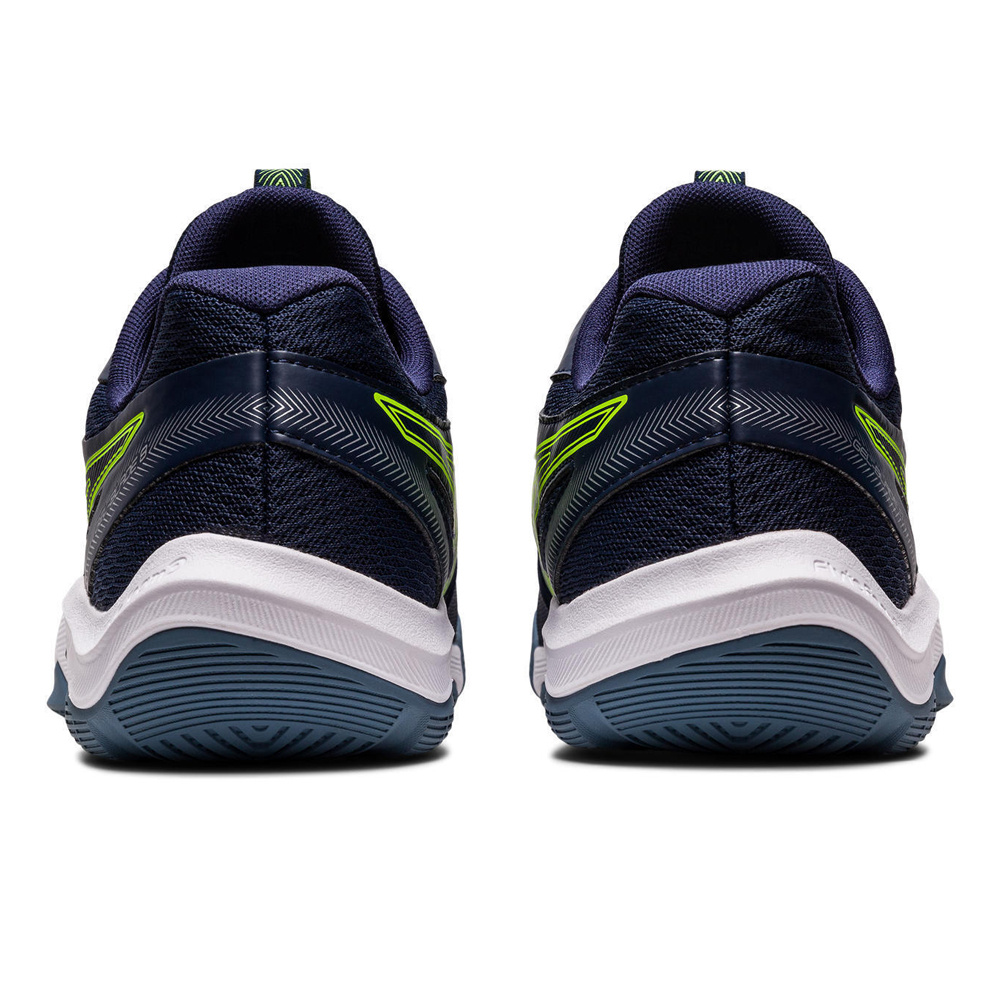 Asics Gel Blade 8 Men's Indoor Shoe - Midnight/Hazard Green - Of Courts