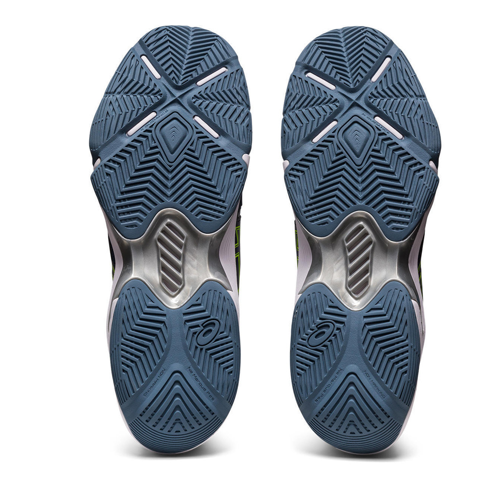 Asics Gel Blade 8 Men's Indoor Shoe - Midnight/Hazard Green - Of Courts