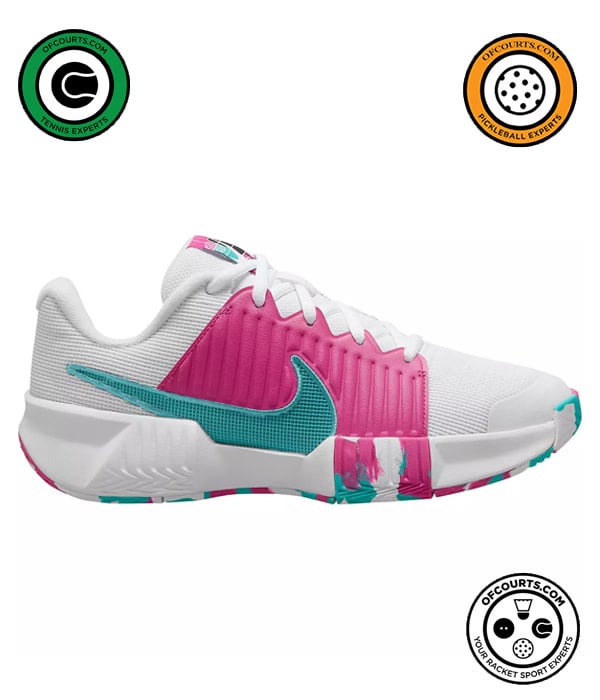 Nike GP Pro Women's Pickleball Shoe - White/Pink - Of Courts