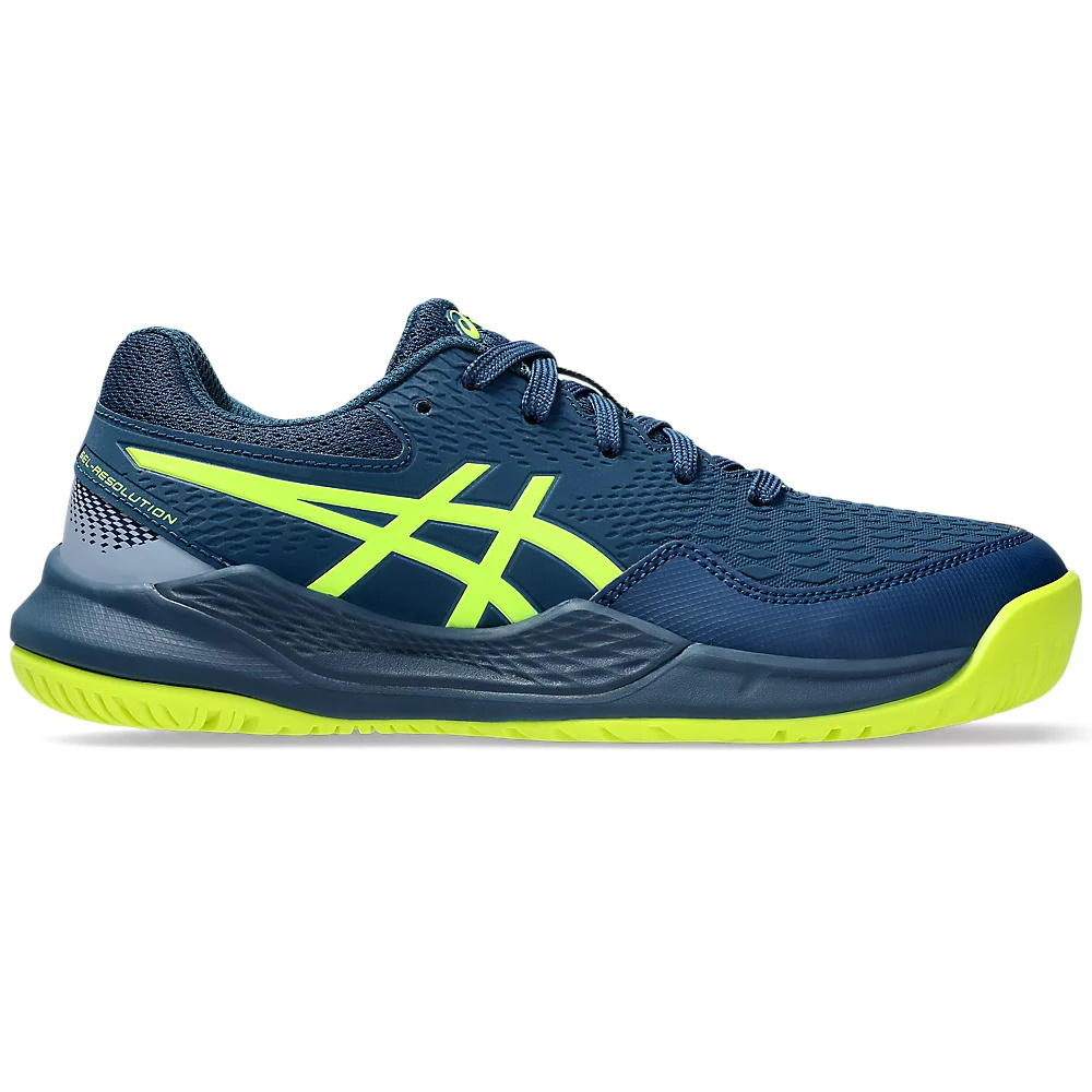 Asics Gel-Resolution 9 GS Junior - Mako Blue/Safety Yellow - Of Courts