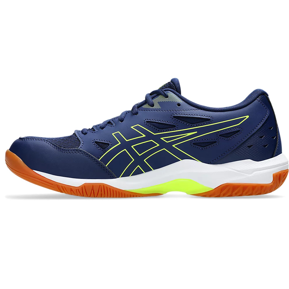 Asics Gel-Rocket 11 Men's Indoor Shoe - Blue Expanse/Safety Yellow - Of Courts