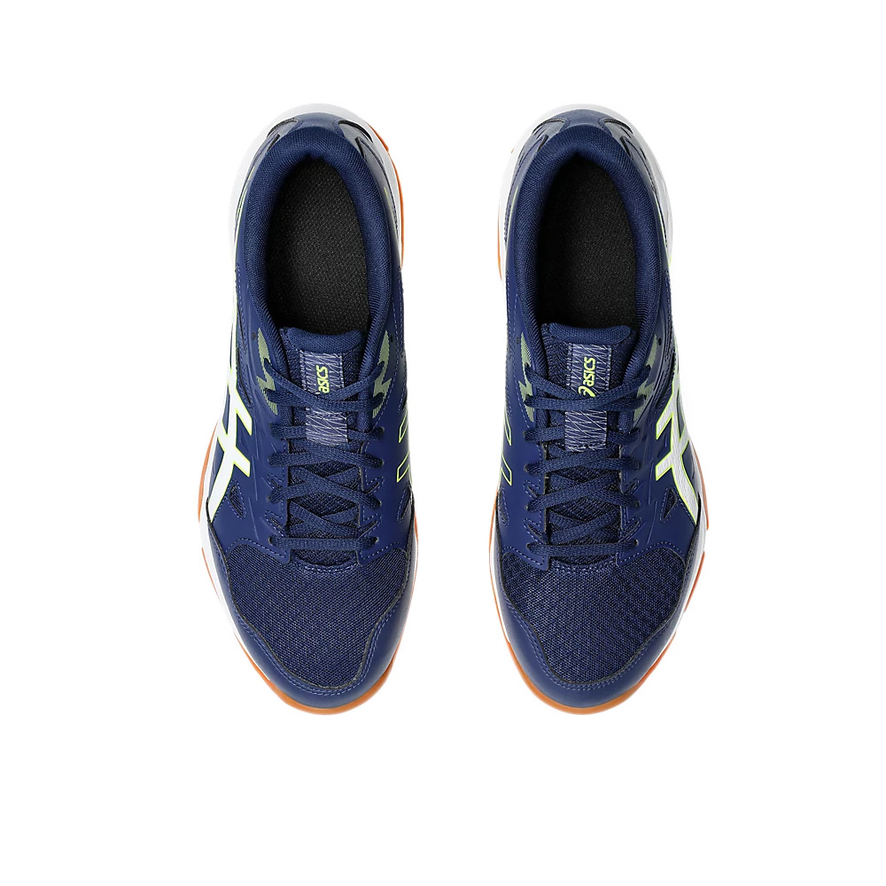 Asics Gel-Rocket 11 Men's Indoor Shoe - Blue Expanse/Safety Yellow - Of Courts