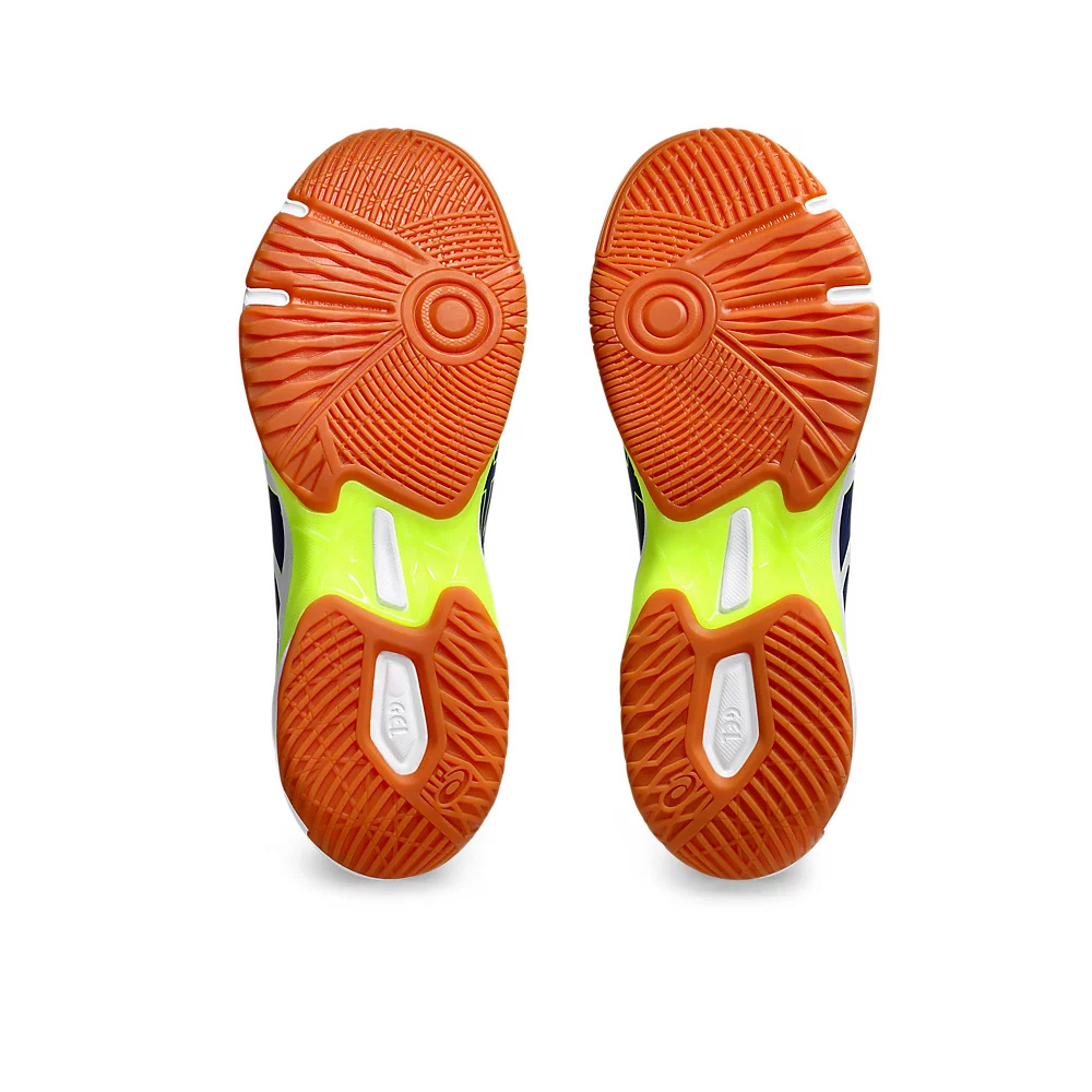 Asics Gel-Rocket 11 Men's Indoor Shoe - Blue Expanse/Safety Yellow - Of Courts