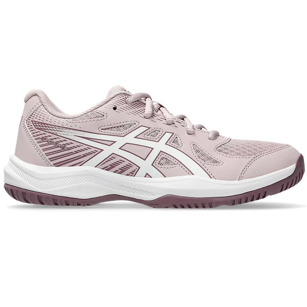 Asics Upcourt 6 GS Junior Indoor Shoe - Watershed Rose/White - Of Courts