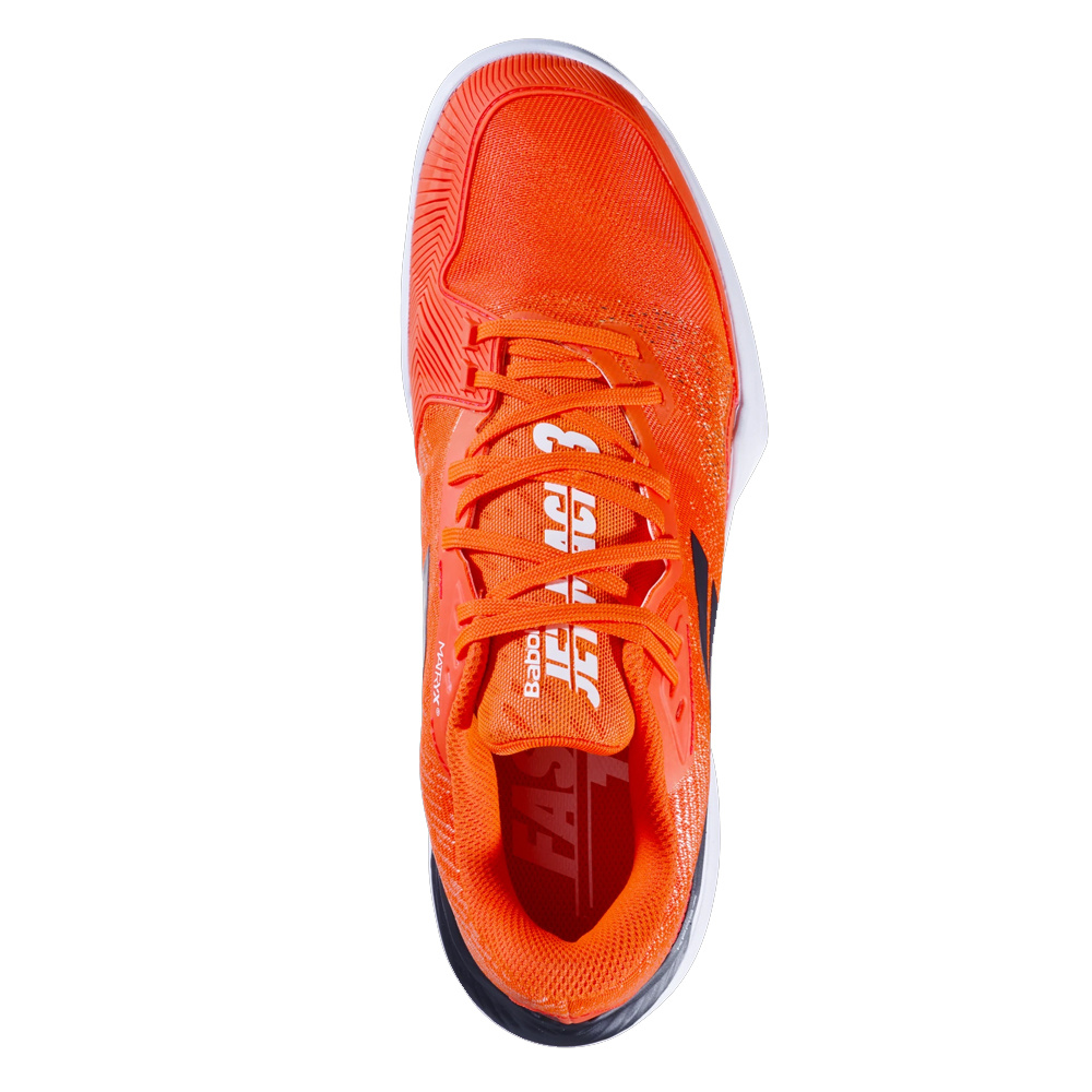 Babolat Jet Mach 3 AC Men's Tennis Shoe - Red/White - Of Courts