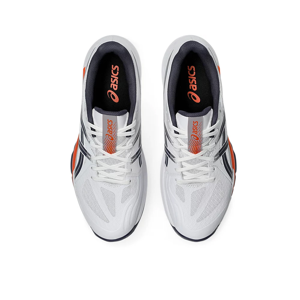 Asics Powerbreak FF Men's Indoor Shoe - White/Nova Orange - Of Courts