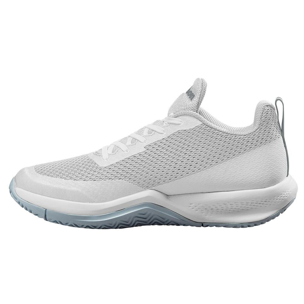 Wilson Rush Pro Lite Women,s Tennis Shoe - White/Pearl Blue/Monument ...