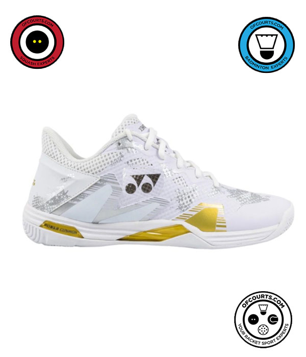 Yonex Power Cushion Eclipsion X3 Men's Shoe - White/Gold - Of Courts