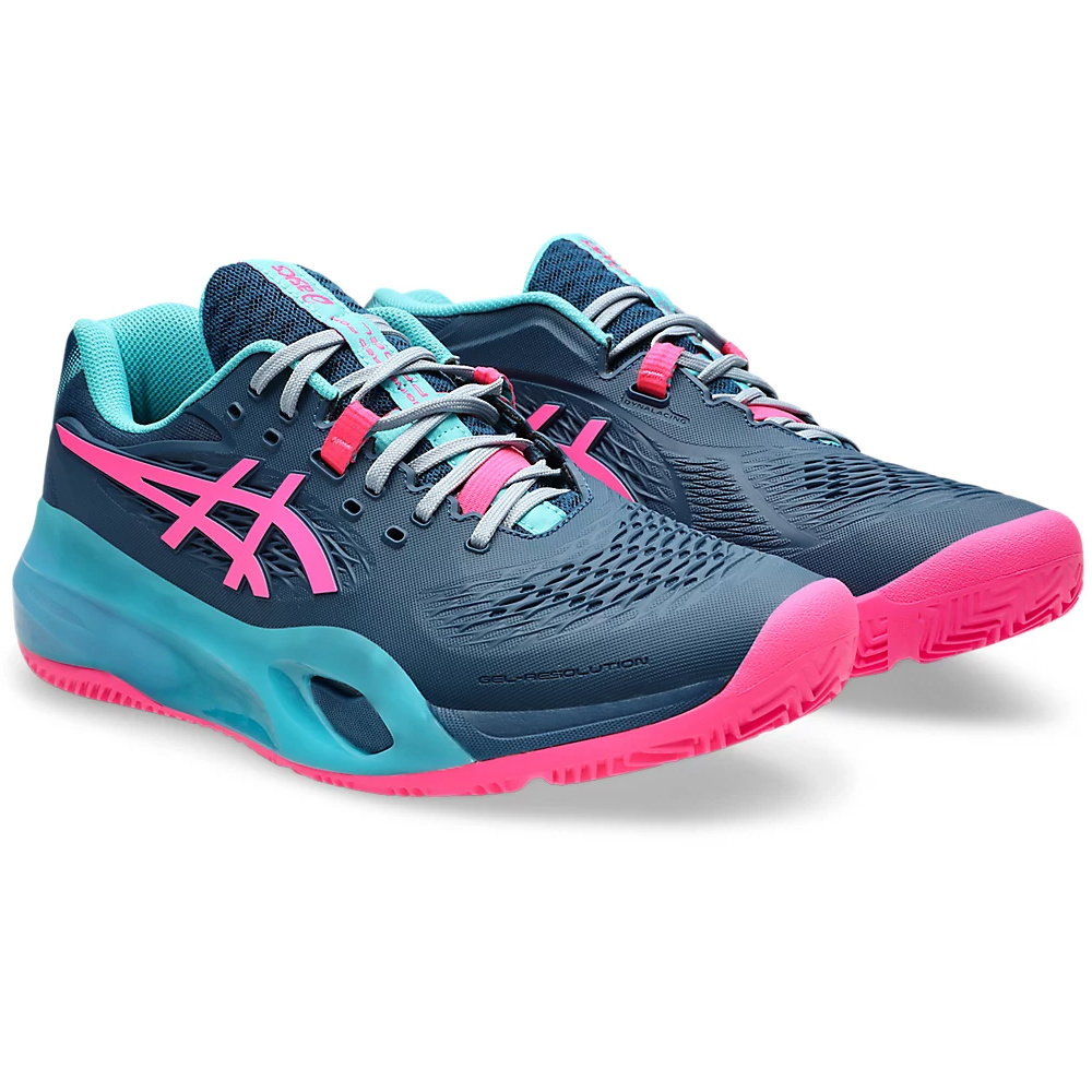 Asics Men's Gel-Resolution X Padel - Mako Blue/Hot Pink - Of Courts