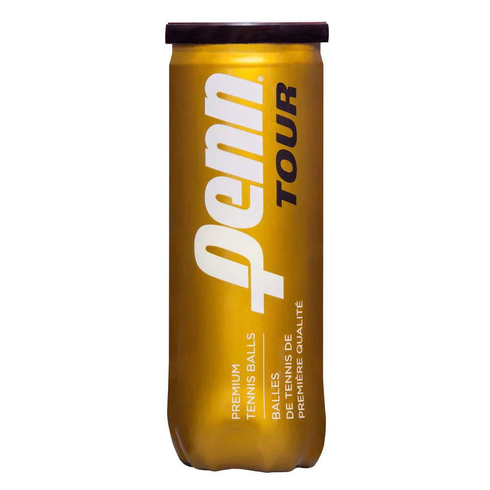 Penn Tour Extra Duty Tennis Balls - 3 Can - Of Courts