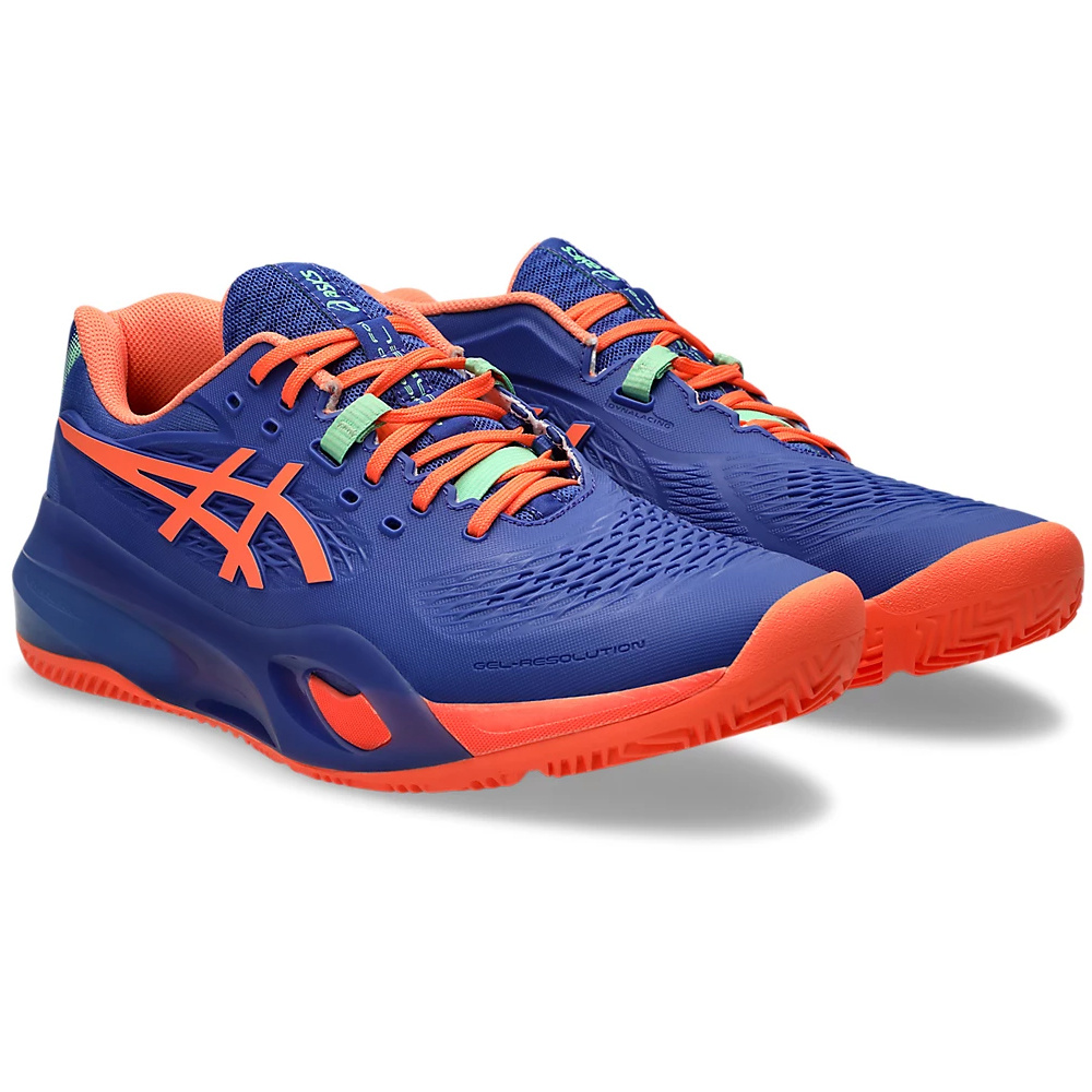 Asics Men's Gel-Resolution X Padel - Dark Cobalt/Vivid Coral - Of Courts