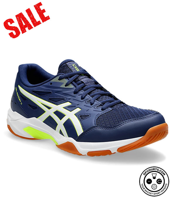 Asics Gel-Rocket 11 Men's Indoor Shoe - Blue Expanse/Safety Yellow - Of ...