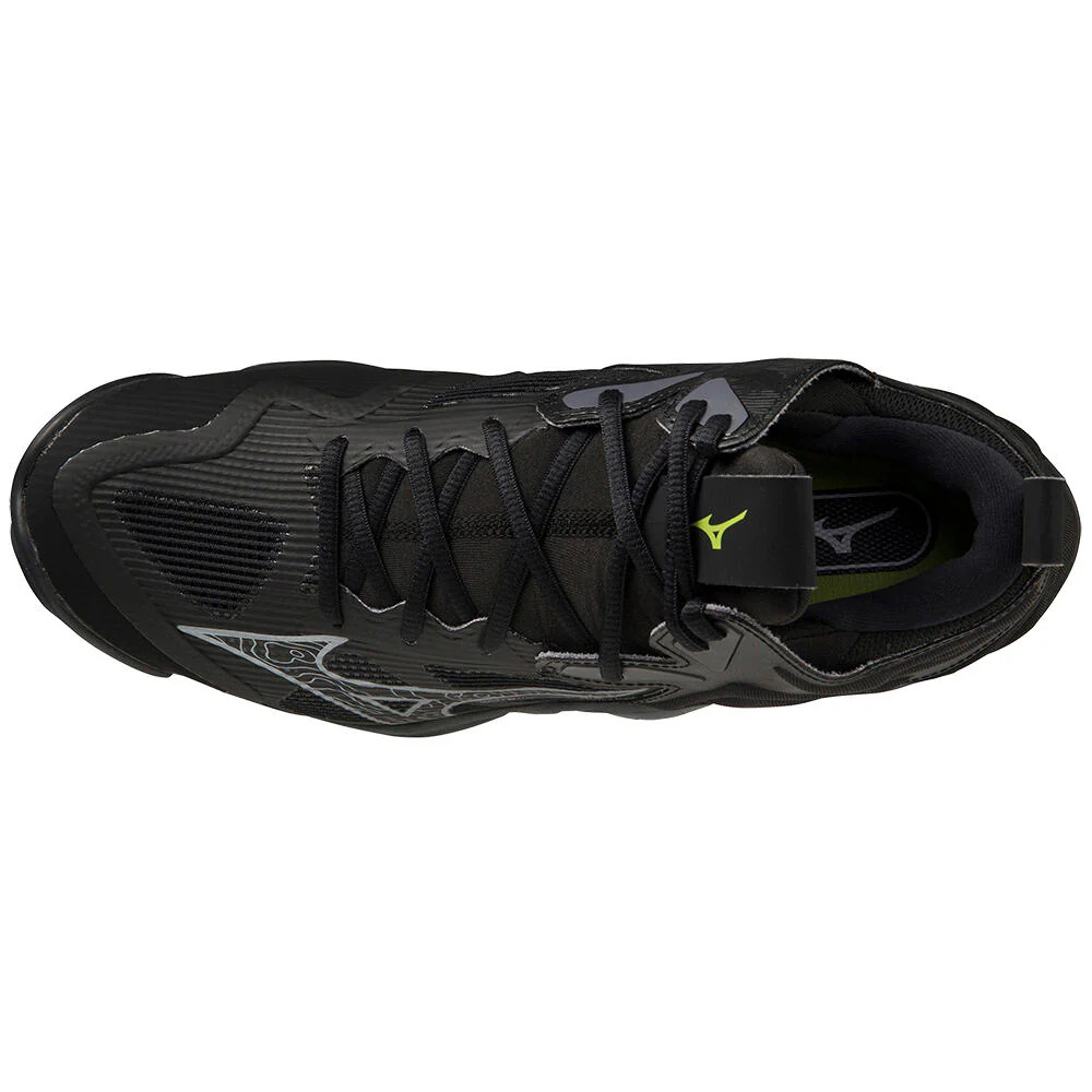 Mizuno Wave Momentum 3 Mid Unisex - Black/Grey - Of Courts