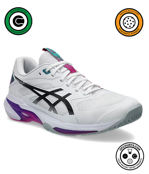 Asics Solution Speed FF 4 Men's Tennis Shoe - White/Digital Sakura - Of ...