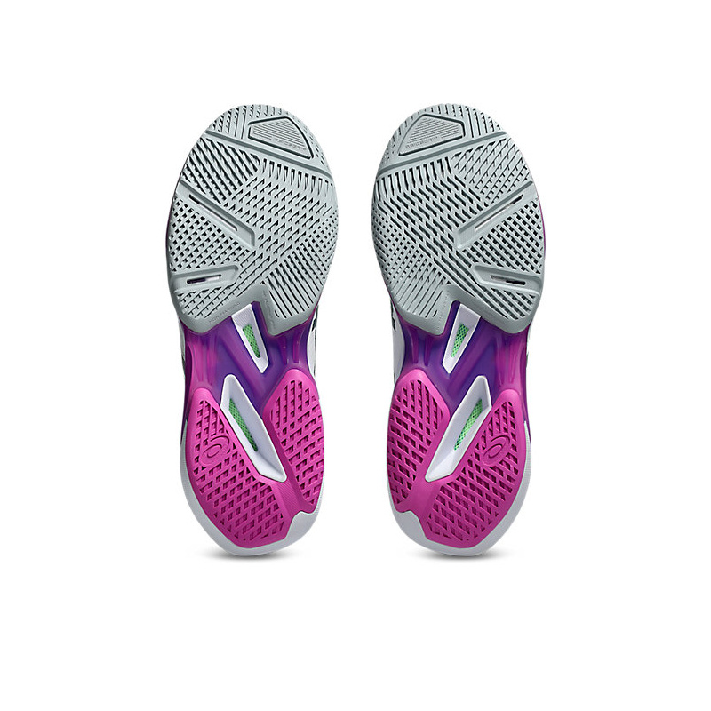 Asics Solution Speed FF 4 Men's Tennis Shoe - White/Digital Sakura - Of ...