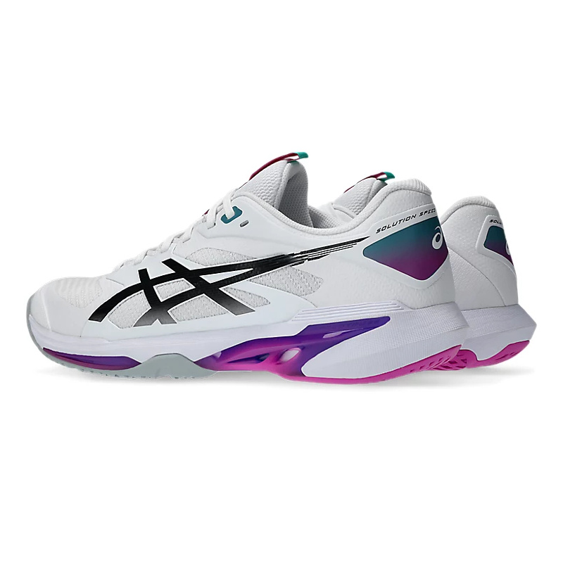 Asics Solution Speed FF 4 Men's Tennis Shoe - White/Digital Sakura - Of ...