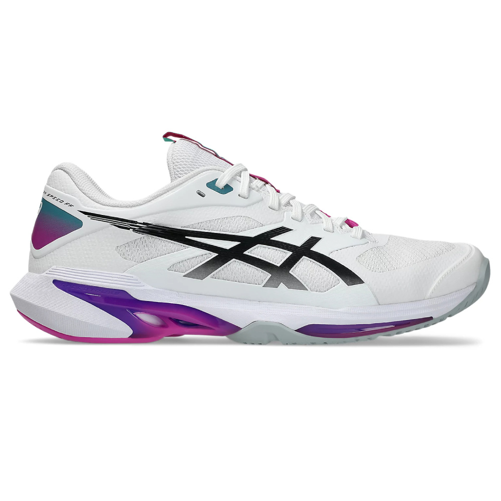 Asics Solution Speed FF 4 Men's Tennis Shoe - White/Digital Sakura - Of ...