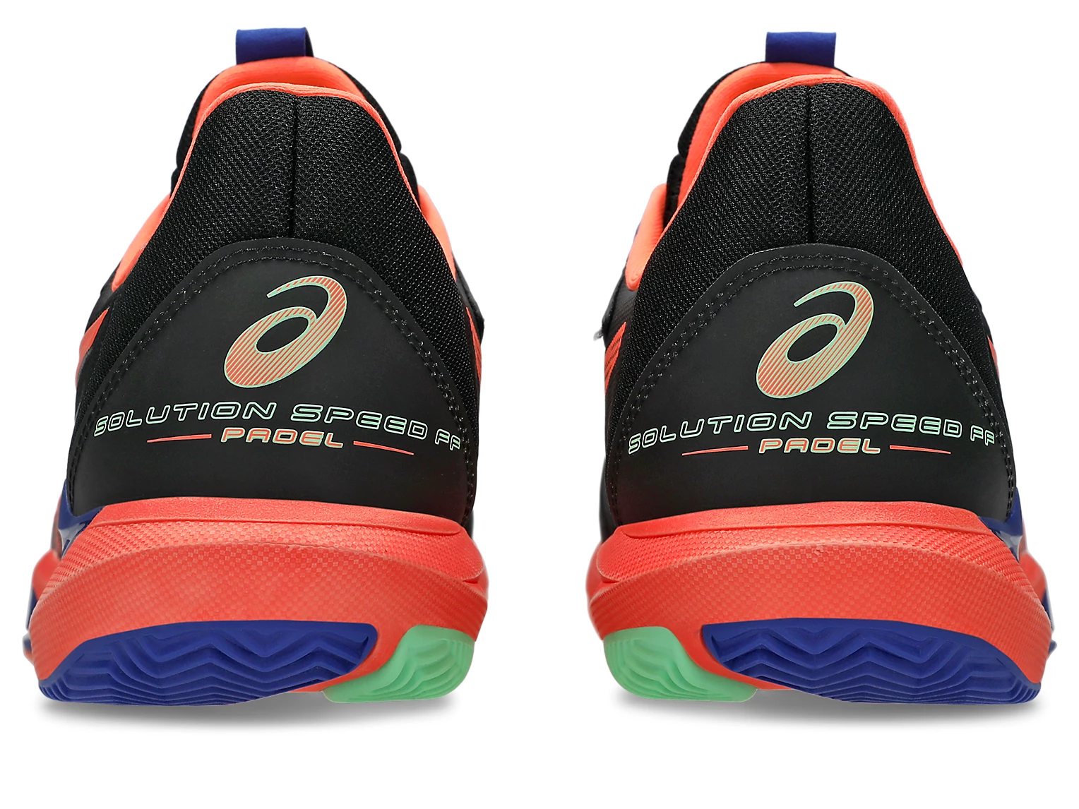 Asics Solution Speed FF 3 Padel Men's Shoe - Black/Vivid Coral - Of Courts