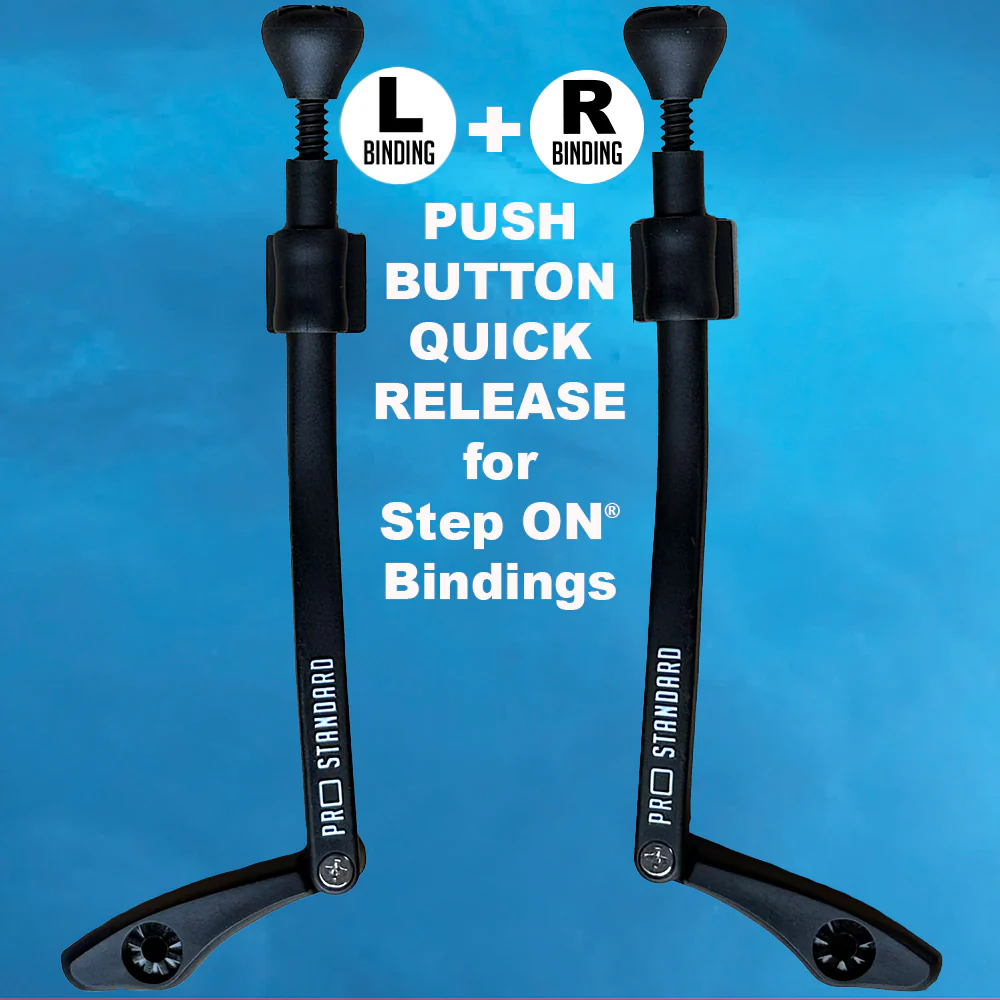 Pro Standard Push Button Step On Bindings Release System - Radio Boardshop