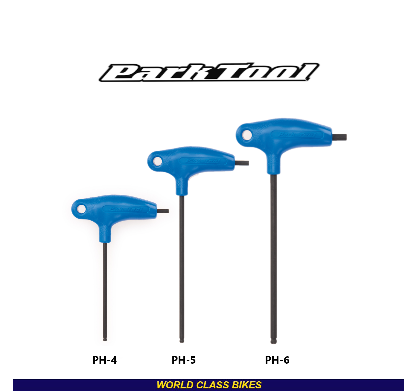 Park Tool PH-4, PH-5, and PH-6 Allen Wrench Set | World Class Bikes ...