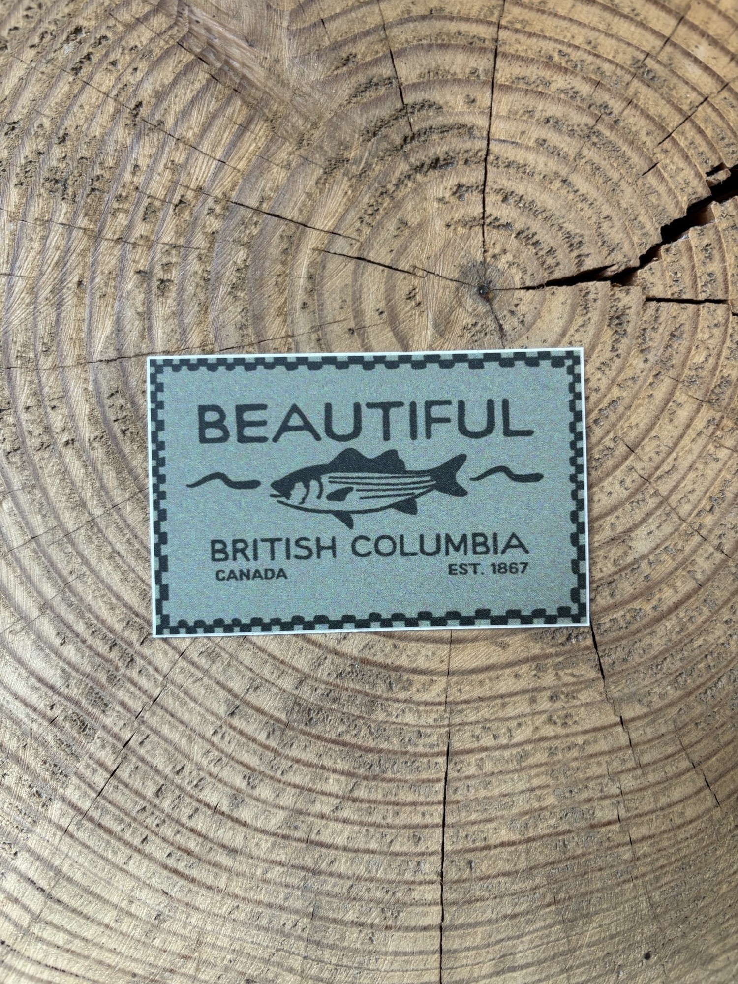 Beautiful BC Sticker - Tourism Tofino