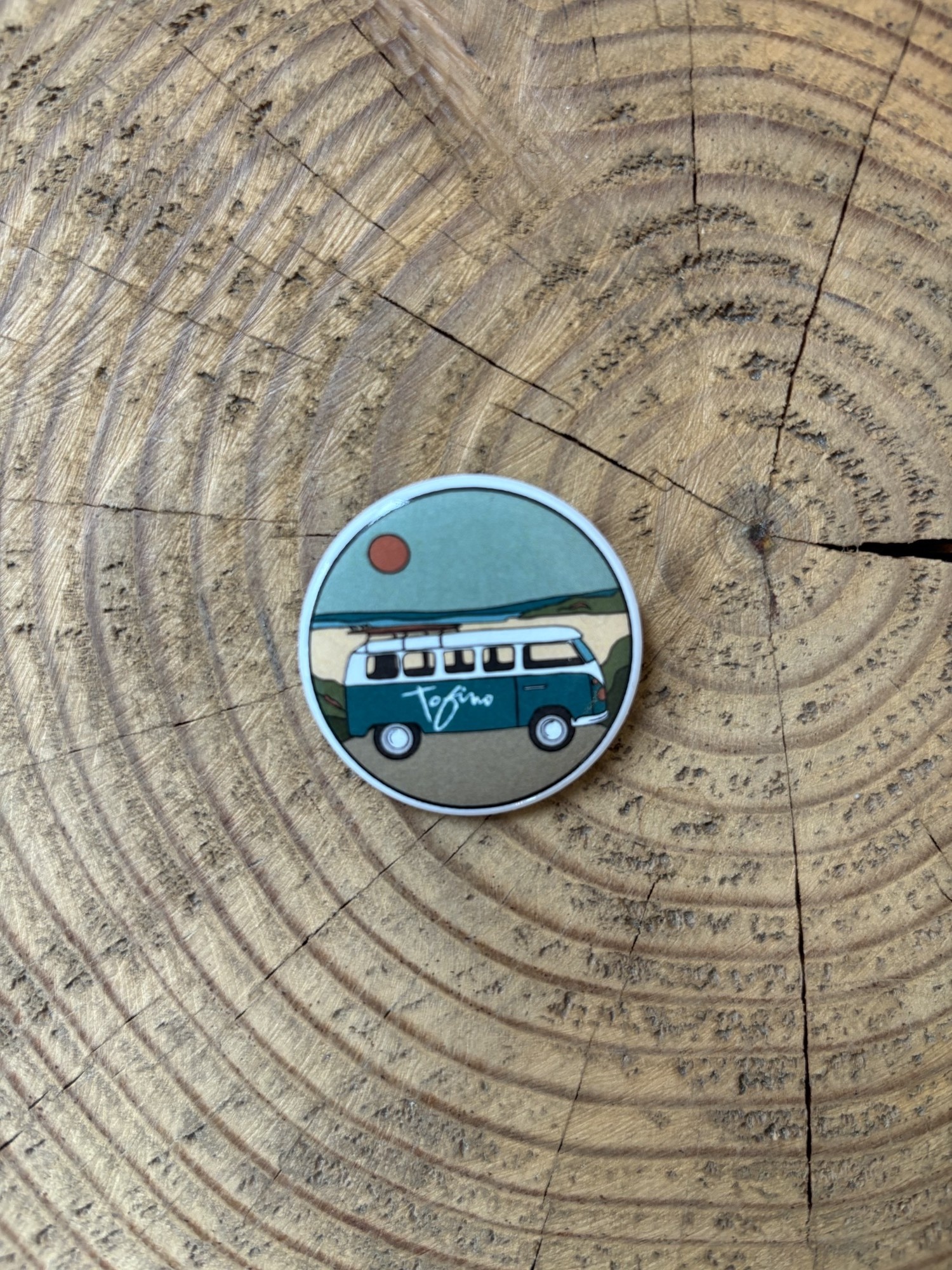 Long Beach Van Button - Tourism Tofino