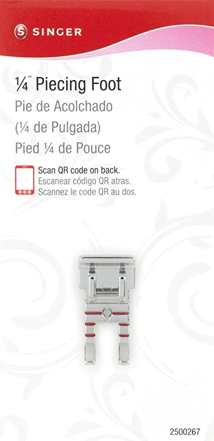 Singer FOOT, 1/4" PIECING (S.O. MOST) SINGER PKG - Stitch by Stitch