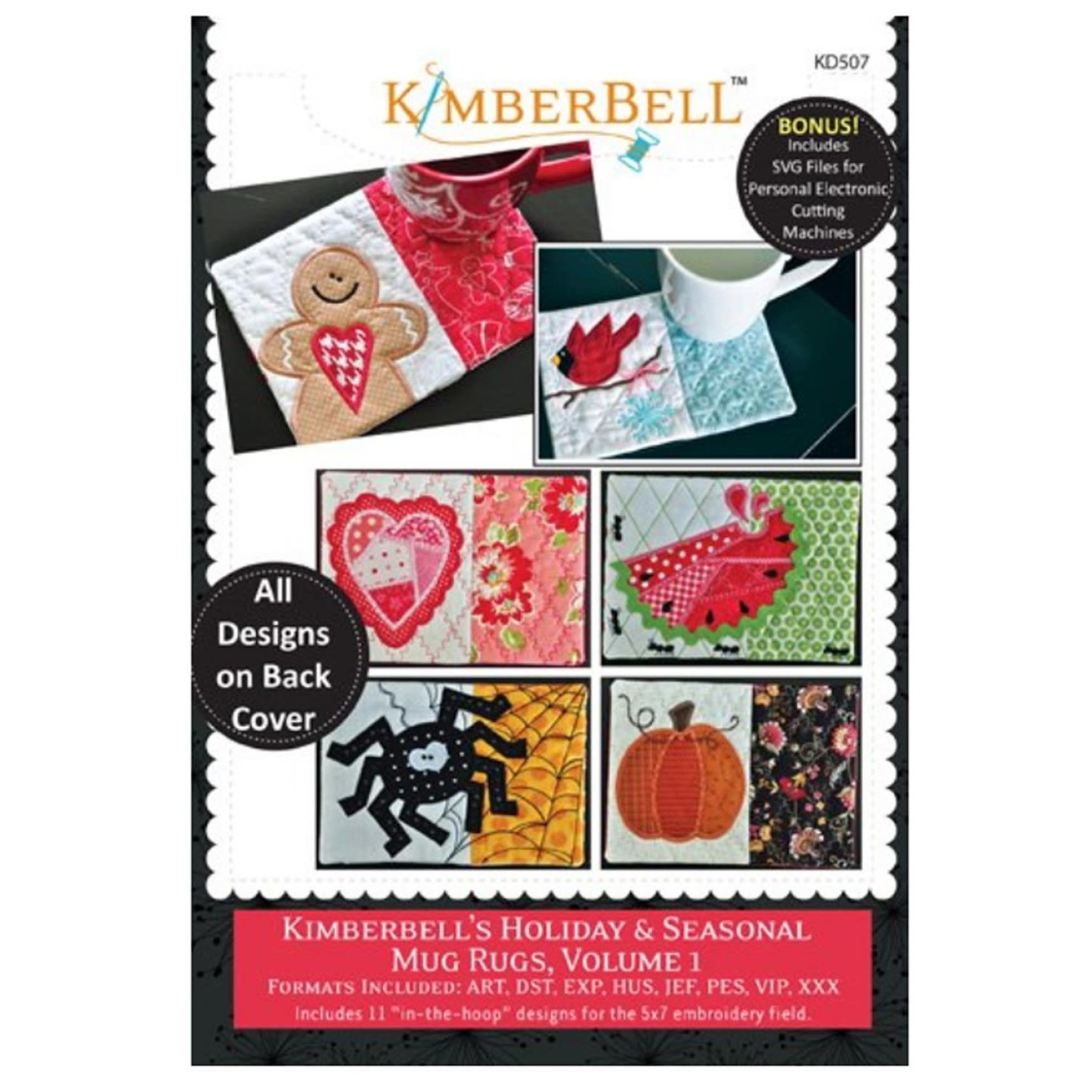 Kimberbell Designs Kimberbell's Holiday & Seasonal Mug Rugs, Volume 1 ...