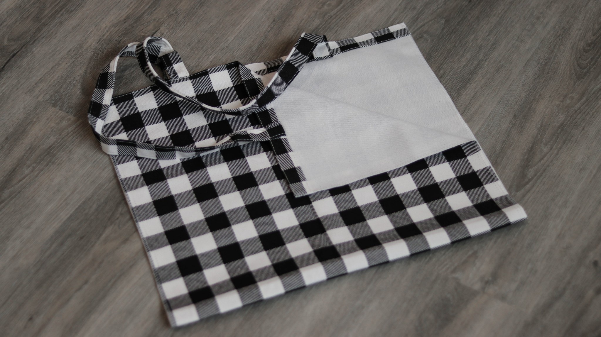 Buffalo Check Tote Bag - Stitch by Stitch