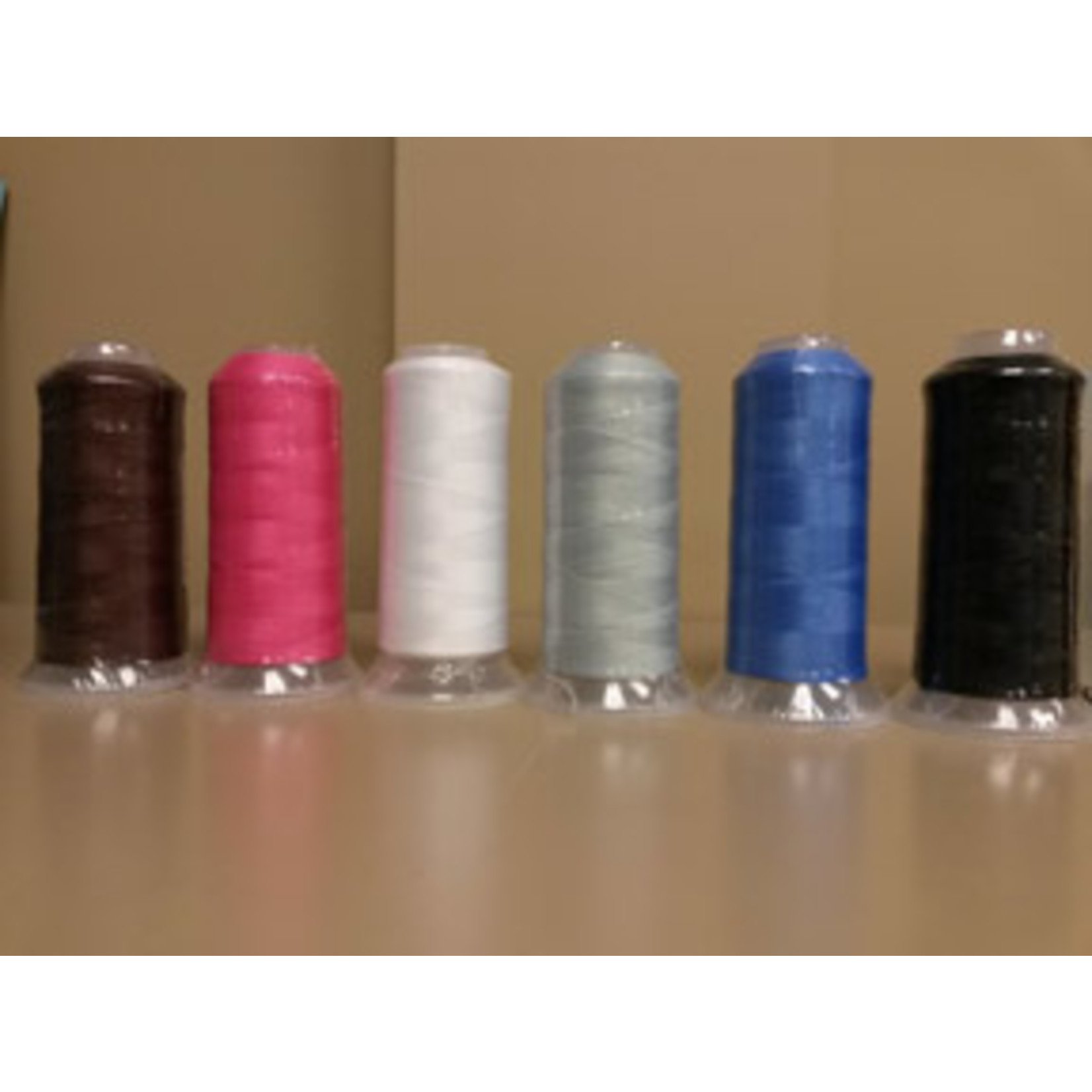 Stretch Polyester (Wooly) Thread 5,000 METRES White - Stitch by Stitch
