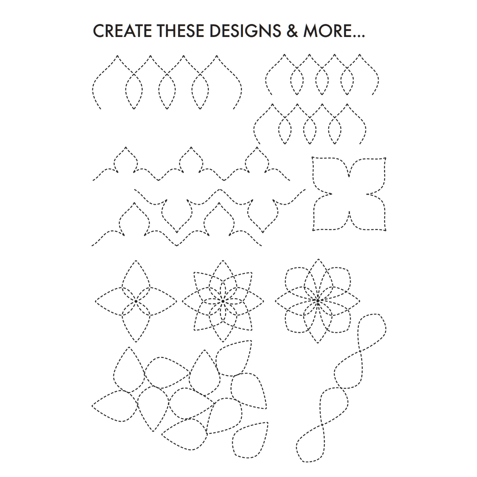 CREATIVE GRIDS TAJ RULER CGRQTA5 - Stitch by Stitch