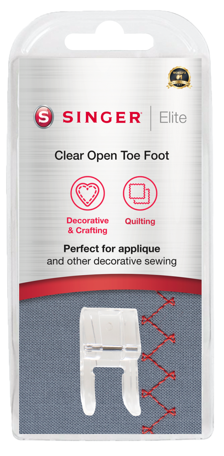 Singer Elite Clear Open Toe Foot - Stitch by Stitch