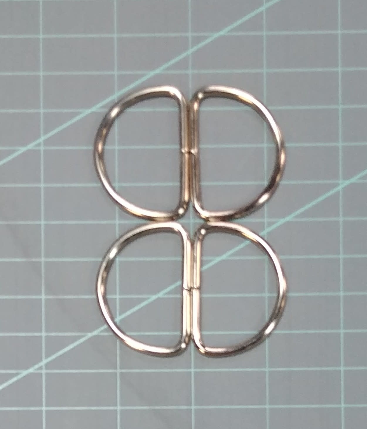 1 1/2" D-ring 4pk - Stitch by Stitch