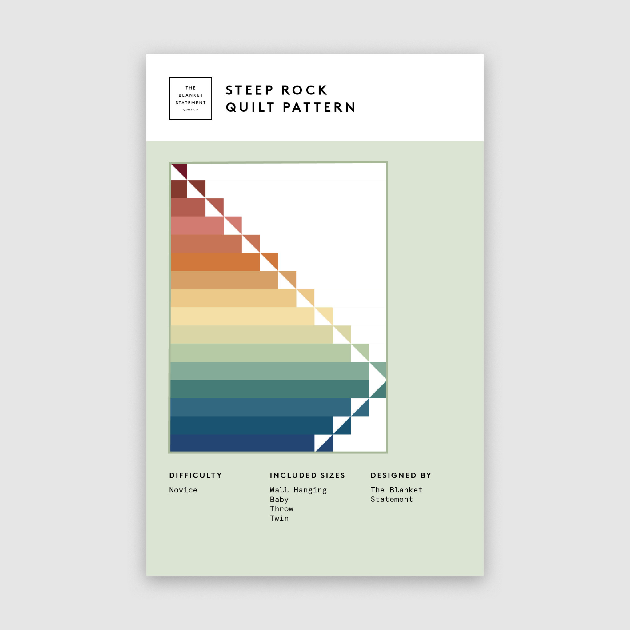 Steep Rock Pattern - Stitch by Stitch