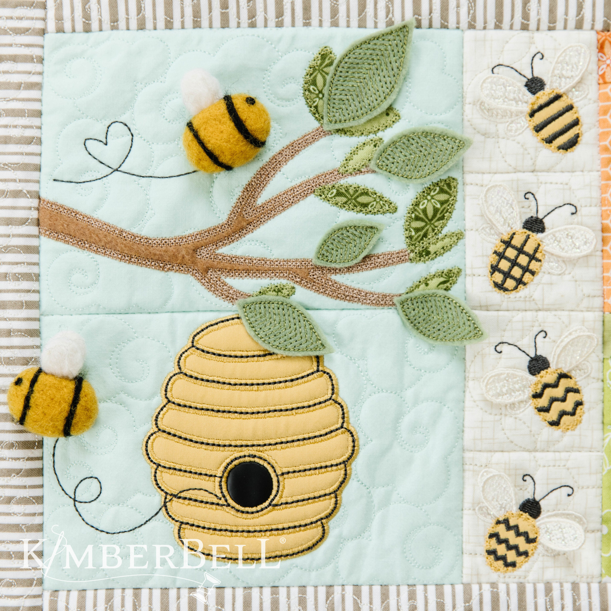 Kimberbell Spring Showers Embellishment Kit - Stitch by Stitch