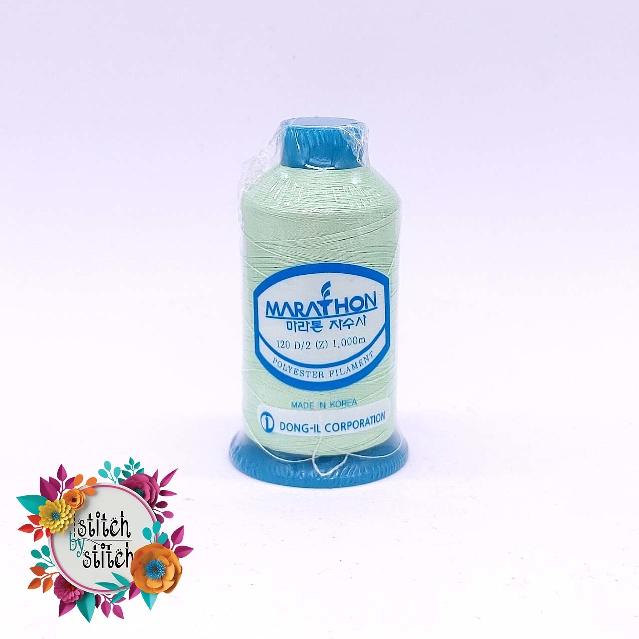 Colour 2234 Light Green - 1000mtr POLY EMBROIDERY THREAD - Stitch by Stitch