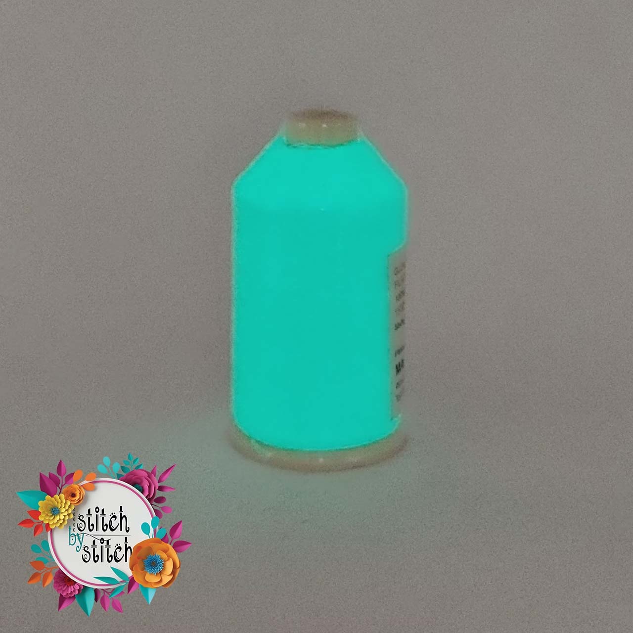 Glow in the Dark Thread 1000m Baby Blue L08 - Stitch by Stitch