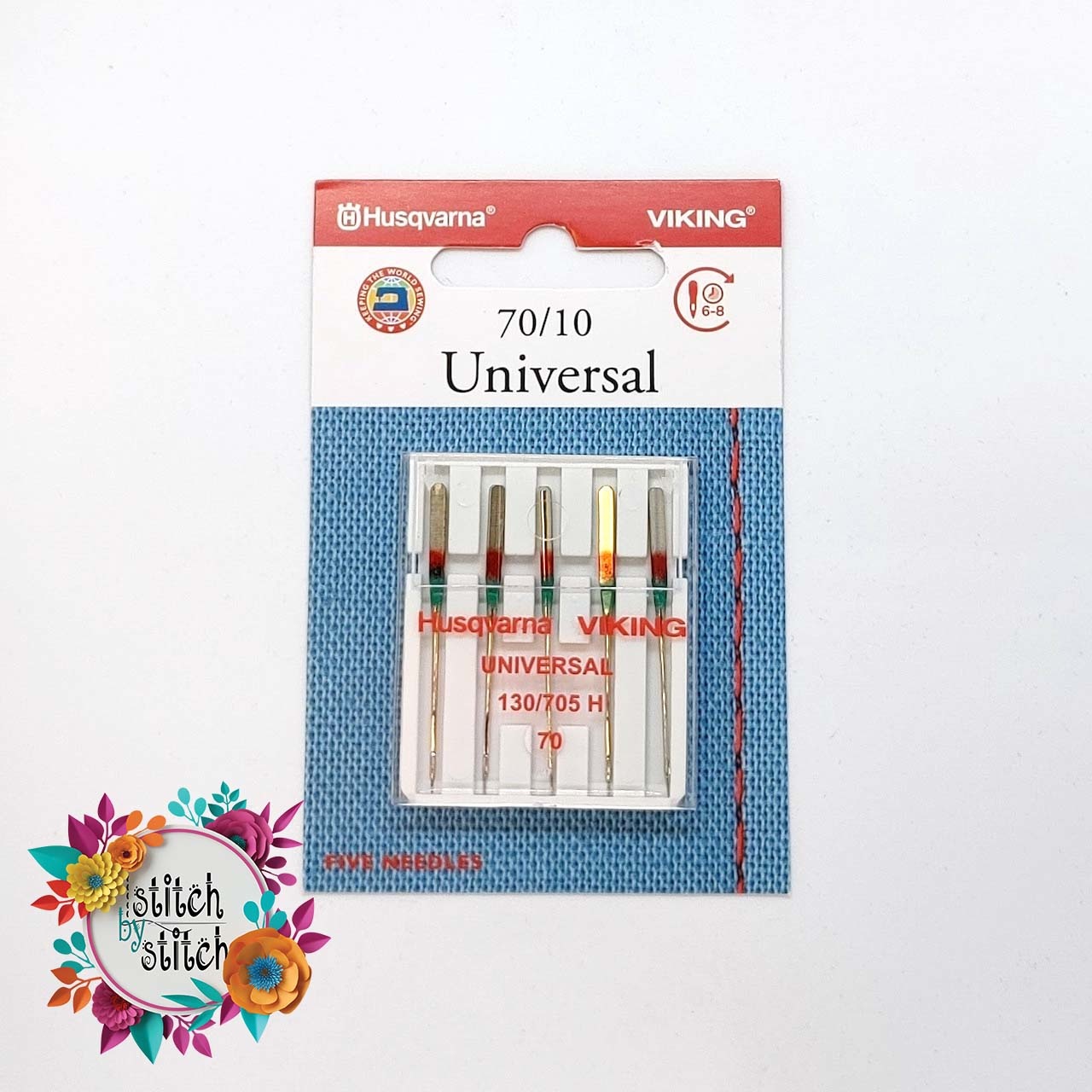 Husqvarna Viking Universal Needle - Size 70/10 5 pack - Stitch by Stitch