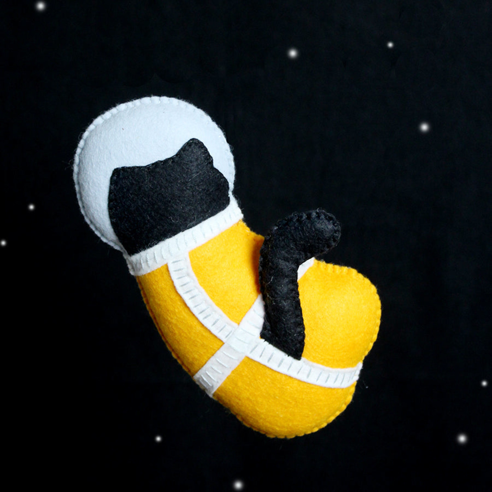 Space Boy Hand Stitching Felt Kit - Stitch by Stitch