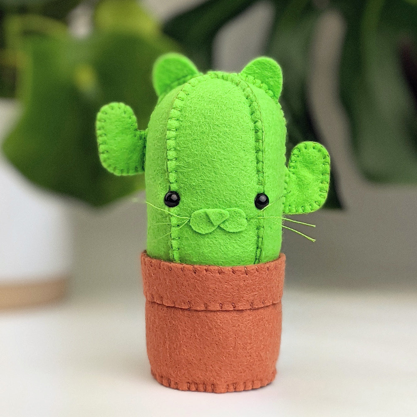 Catcus Hand Stitching Felt Kit - Stitch by Stitch