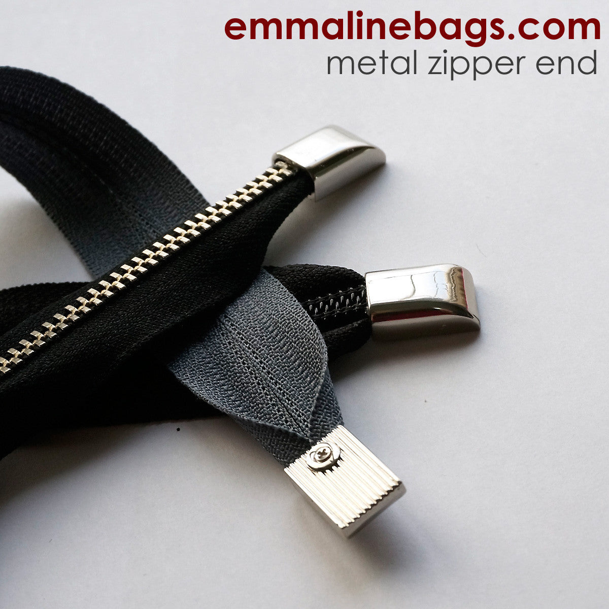 Zipper Ends or Cord Ends: 5 Pack - Stitch by Stitch