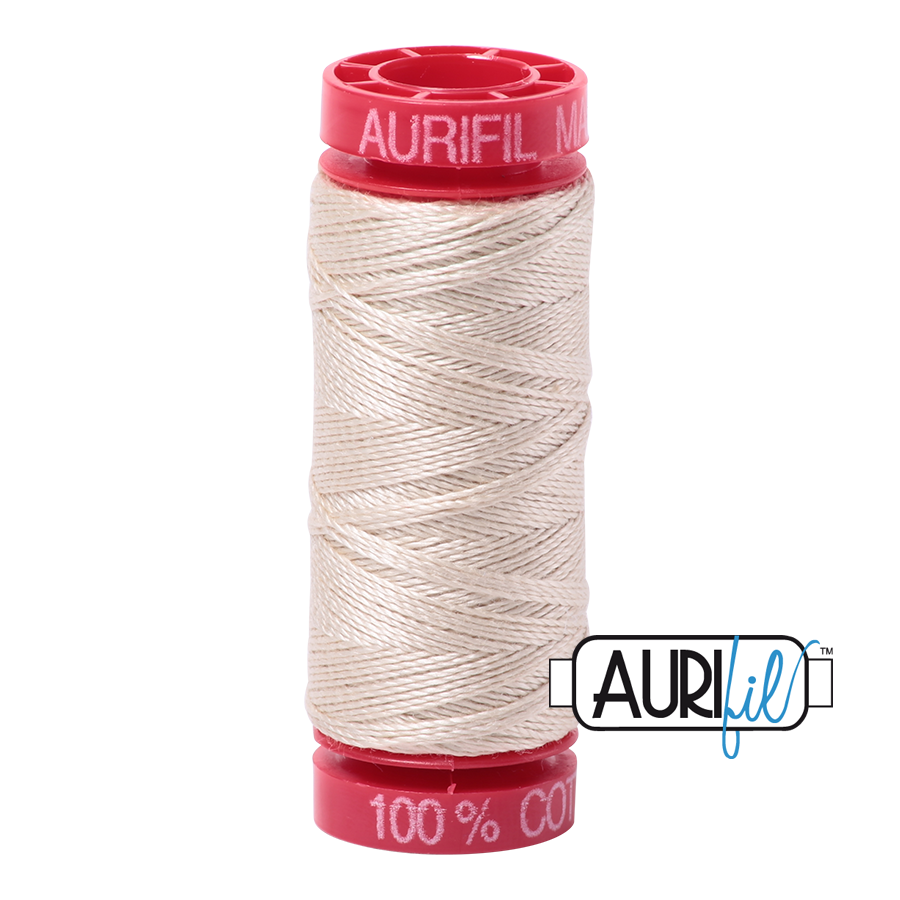 AURIFIL 12WT 2310 Light Beige - Stitch by Stitch