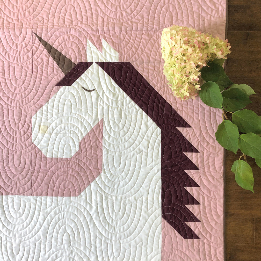 Unicorn Garden Quilt Pattern - Stitch by Stitch