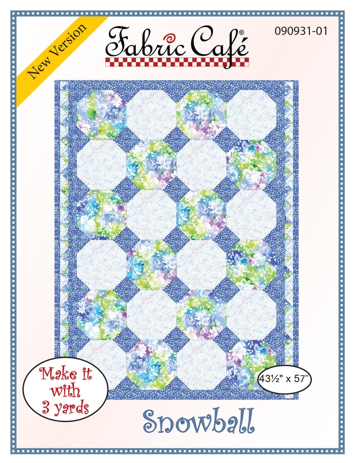 Snowball 3-Yard Quilt Pattern - Stitch by Stitch