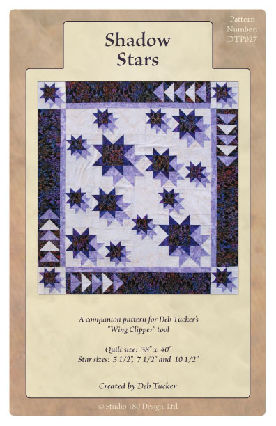 Star Shadows Quilt Pattern - Stitch by Stitch