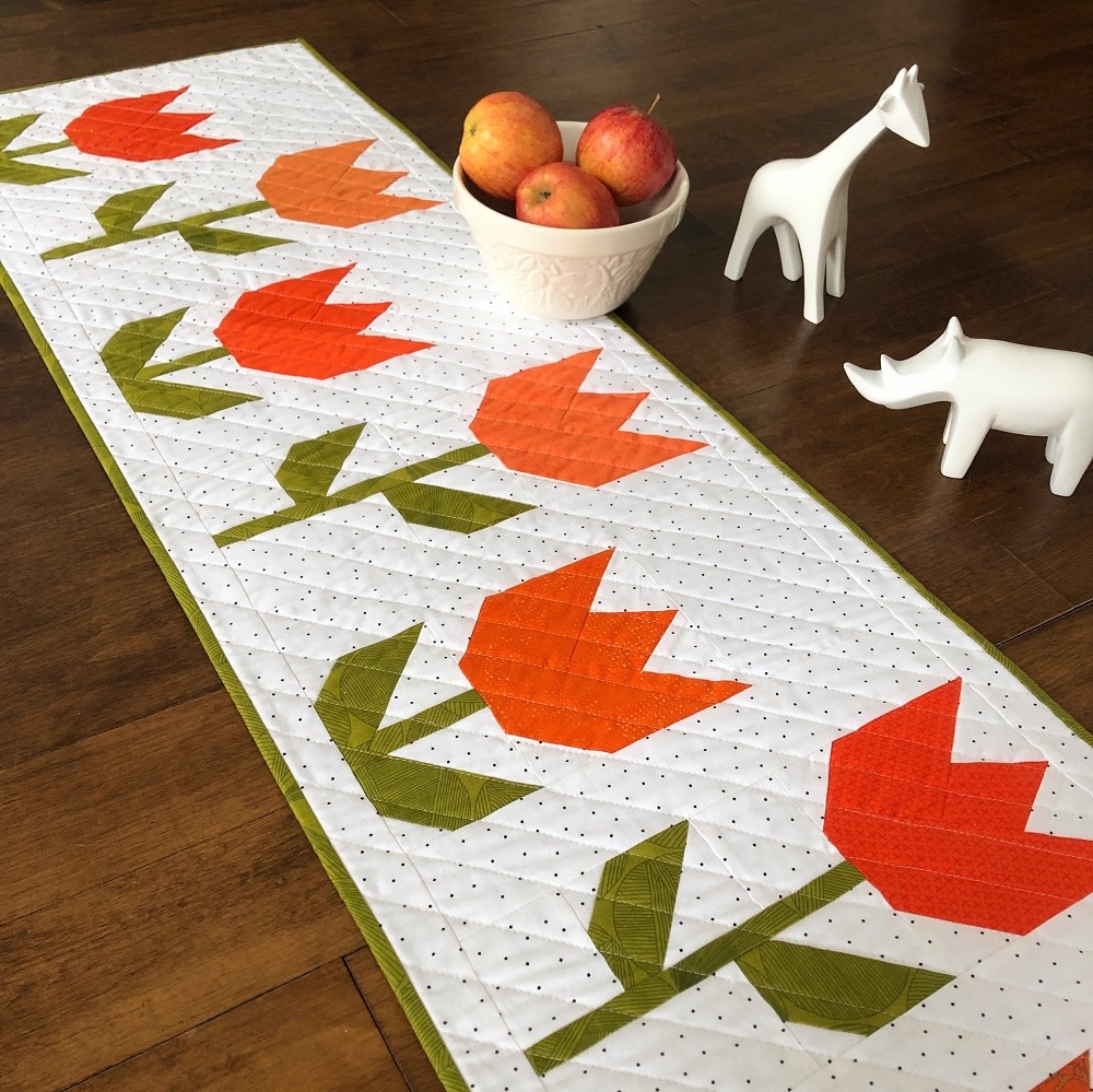 Paper Tulips Quilt Pattern - Stitch by Stitch