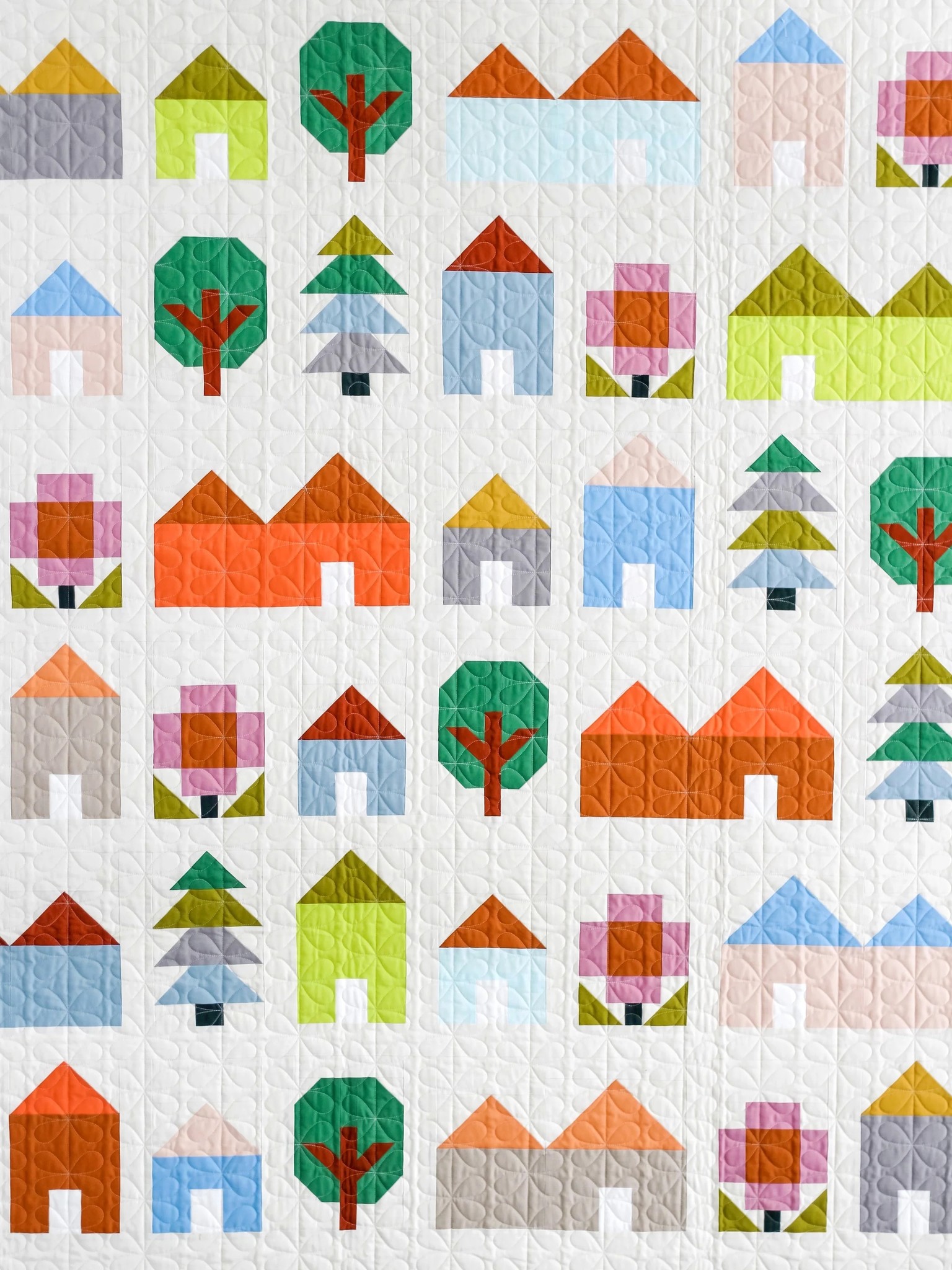 Tiny Town Quilt Pattern - Stitch by Stitch